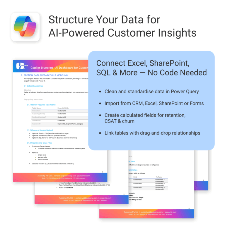 AI Dashboard for Customer Insight powered by Power BI & Copilot - Auscomp.com | Marketplace for ...